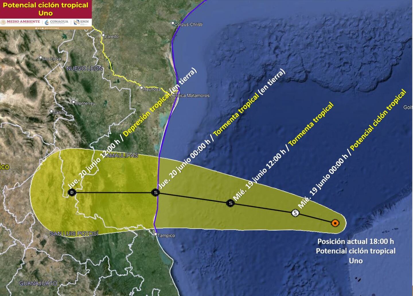 Huracán Alberto 2024 EN VIVO: ¿Cuándo tocará tierra la Tormenta ...